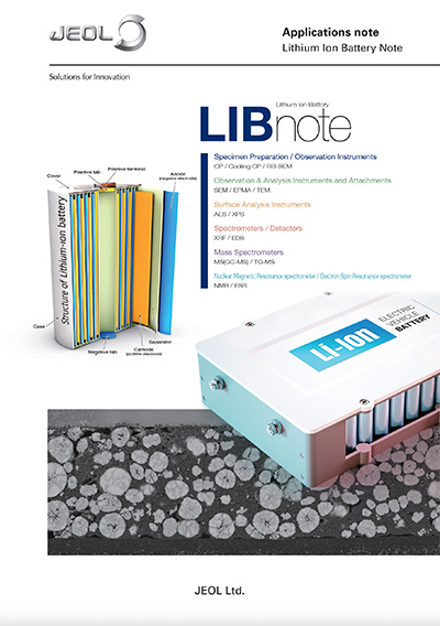 Lithium Ion Battery Note | JEOL Resources