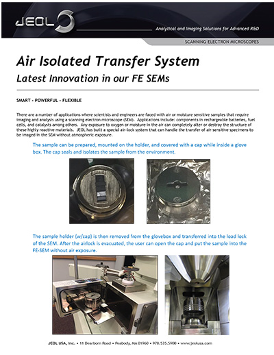 Air Isolated Transfer System | JEOL Resources