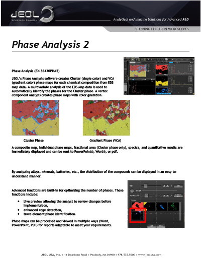 Phase Analysis 2 | JEOL Resources